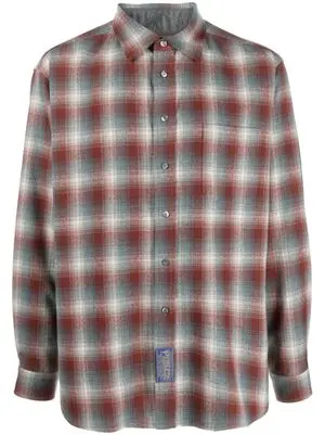 MAISON MARGIELA X Pendleton Checked Wool Shirt - Red