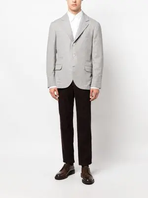 Brunello Cucinelli Single-breasted Notched-lapels Blazer