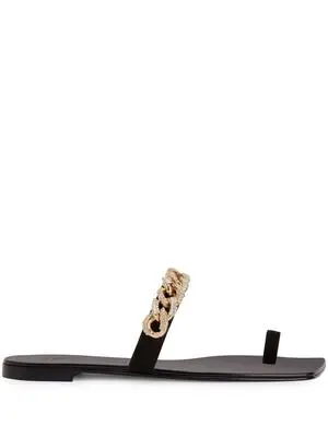Giuseppe Zanotti Open Toe Flats For Women