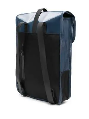 Rains Waterproof Foldover Backpack - Blue