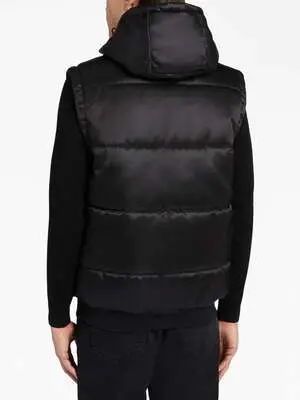 GIUSEPPE ZANOTTI Logo-embroidered Padded Vest