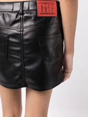 Fiorucci Sofia Logo-patch Mini Skirt
