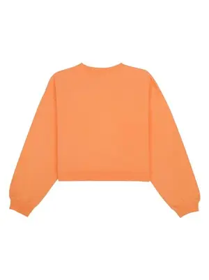 SPORTY & RICH Exercise Often Cropped Sweatshirt - Orange
