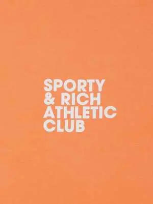 SPORTY & RICH Exercise Often Cropped Sweatshirt - Orange