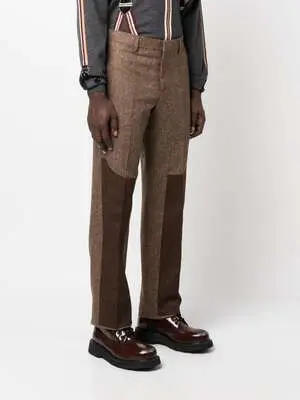 Moschino Tailored-cut Panelled Trousers