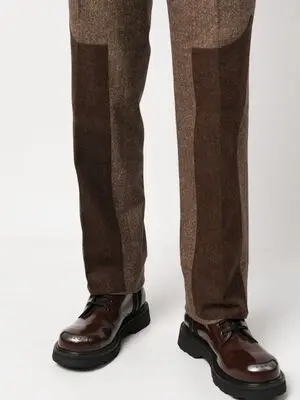 Moschino Tailored-cut Panelled Trousers