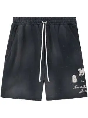 Amiri Vintage Collegiate Cotton Track Shorts