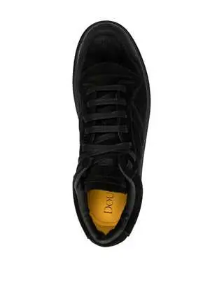 DOUCAL'S Logo-debossed Suede Sneakers