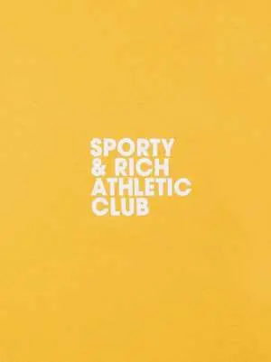 Sporty & Rich Logo-print Cropped T-shirt