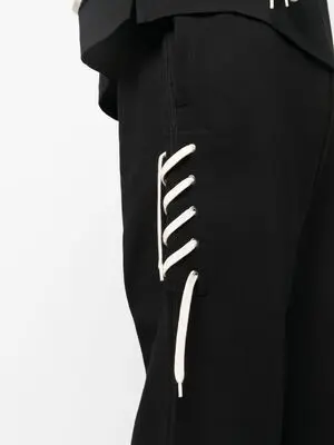 CRAIG GREEN Lace-up Organic Cotton Track Pants