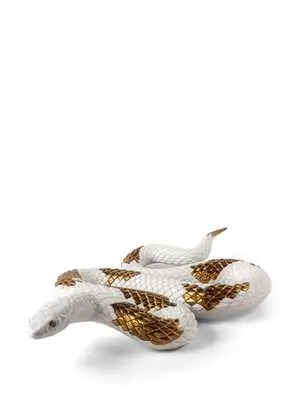 LLADRO Sopper Snake Porcelain Sculpture - Gold