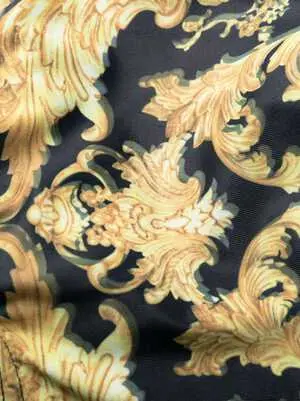 PLEIN SPORT Baroque-print One-shoulder Swimsuit