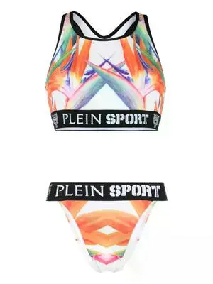 PLEIN SPORT Flowers Bikini Set - White