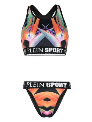 PLEIN SPORT Floral Print Bikini Set