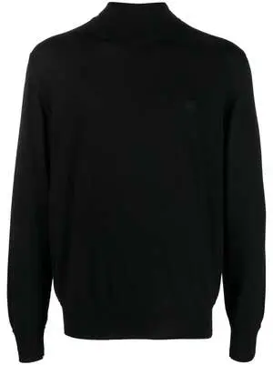 Etro Logo-embroidered Roll-neck Jumper
