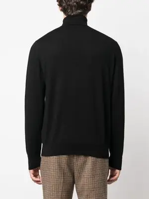 Etro Logo-embroidered Roll-neck Jumper