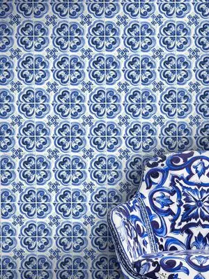 Dolce & Gabbana Tile-print Wallpaper