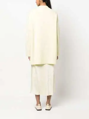 JIL SANDER Long-sleeve Crew-neck Wool Jumper - Yellow