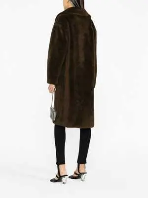 YVES SALOMON Plaid Wool Coat