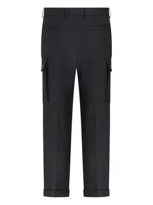 Etro Cargo-pockets Tapered Trousers - Grey