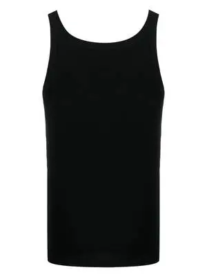 Dolce & Gabbana Ribbed-knit Tank Top - Black