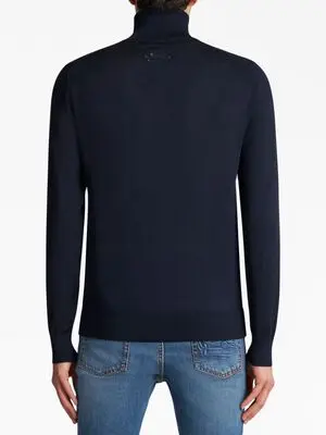 Etro Pegaso-embroidered High-neck Jumper