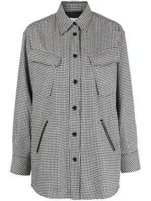 Iceberg Houndstooth Shirt Jacket