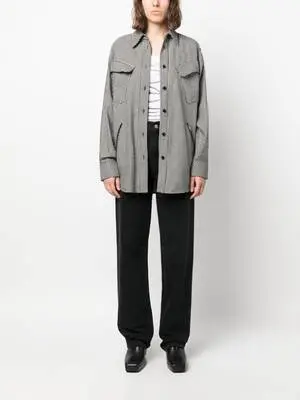 Iceberg Houndstooth Shirt Jacket