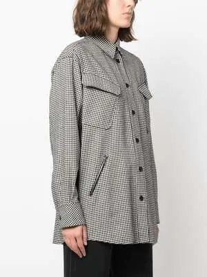 Iceberg Houndstooth Shirt Jacket