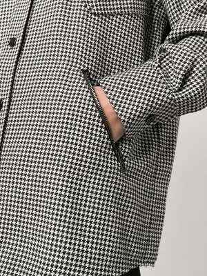 Iceberg Houndstooth Shirt Jacket