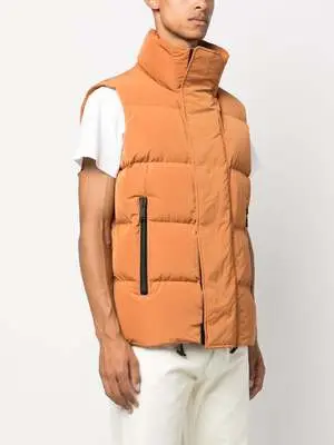 Dsquared2 Funnel-neck Padded Gilet - Orange
