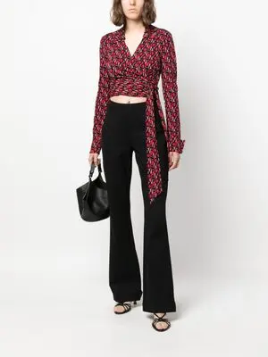 Diane Von Furstenberg Gregory Flared Trousers