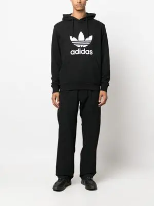 Adidas Logo-print Cotton Hoodie