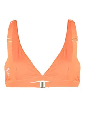 Sporty & Rich Logo-print Triangle Bikini Top
