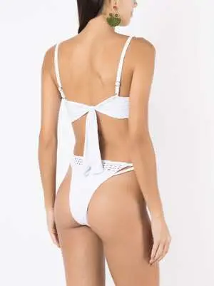 AMIR SLAMA Open-knit One-piece Swimsuit