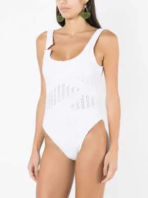 AMIR SLAMA Open-knit One-piece Swimsuit