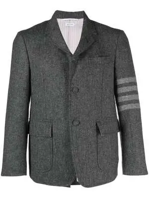 Thom Browne Stripe-detail Single-breasted Blazer