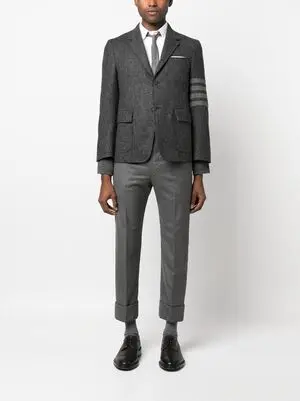 Thom Browne Stripe-detail Single-breasted Blazer