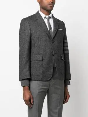 Thom Browne Stripe-detail Single-breasted Blazer