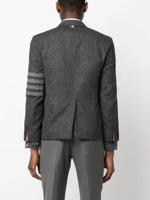 Thom Browne Stripe-detail Single-breasted Blazer