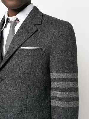 Thom Browne Stripe-detail Single-breasted Blazer