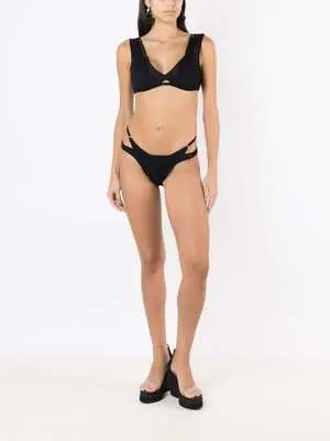 AMIR SLAMA Open-knit Layered Bikini Set