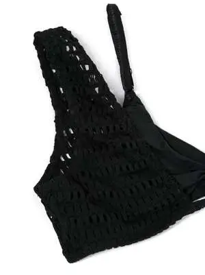 AMIR SLAMA Open-knit Layered Bikini Set