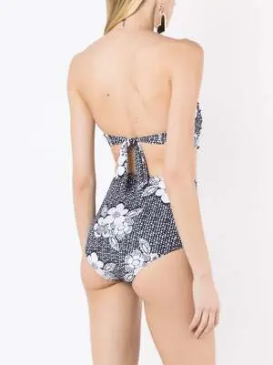 AMIR SLAMA Floral-print Bikini Set
