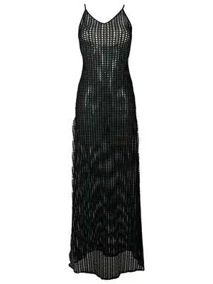 AMIR SLAMA Open-knit Maxi Dress