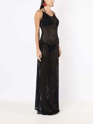 AMIR SLAMA Open-knit Maxi Dress