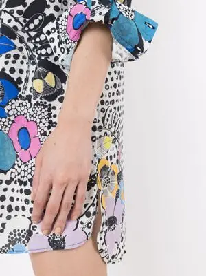 AMIR SLAMA Graphic-print Long-sleeve Shirt