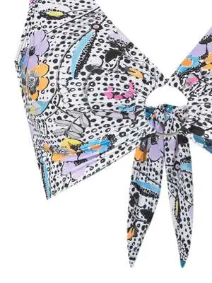 AMIR SLAMA Graphic-print Bikini Set