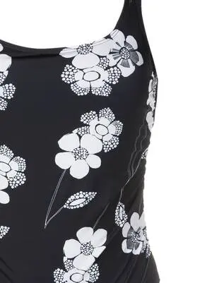 AMIR SLAMA Floral-print Swimsuit