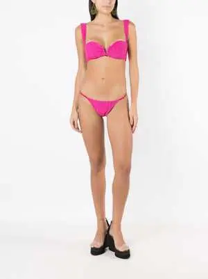 AMIR SLAMA Woven Balconette Bikini Set